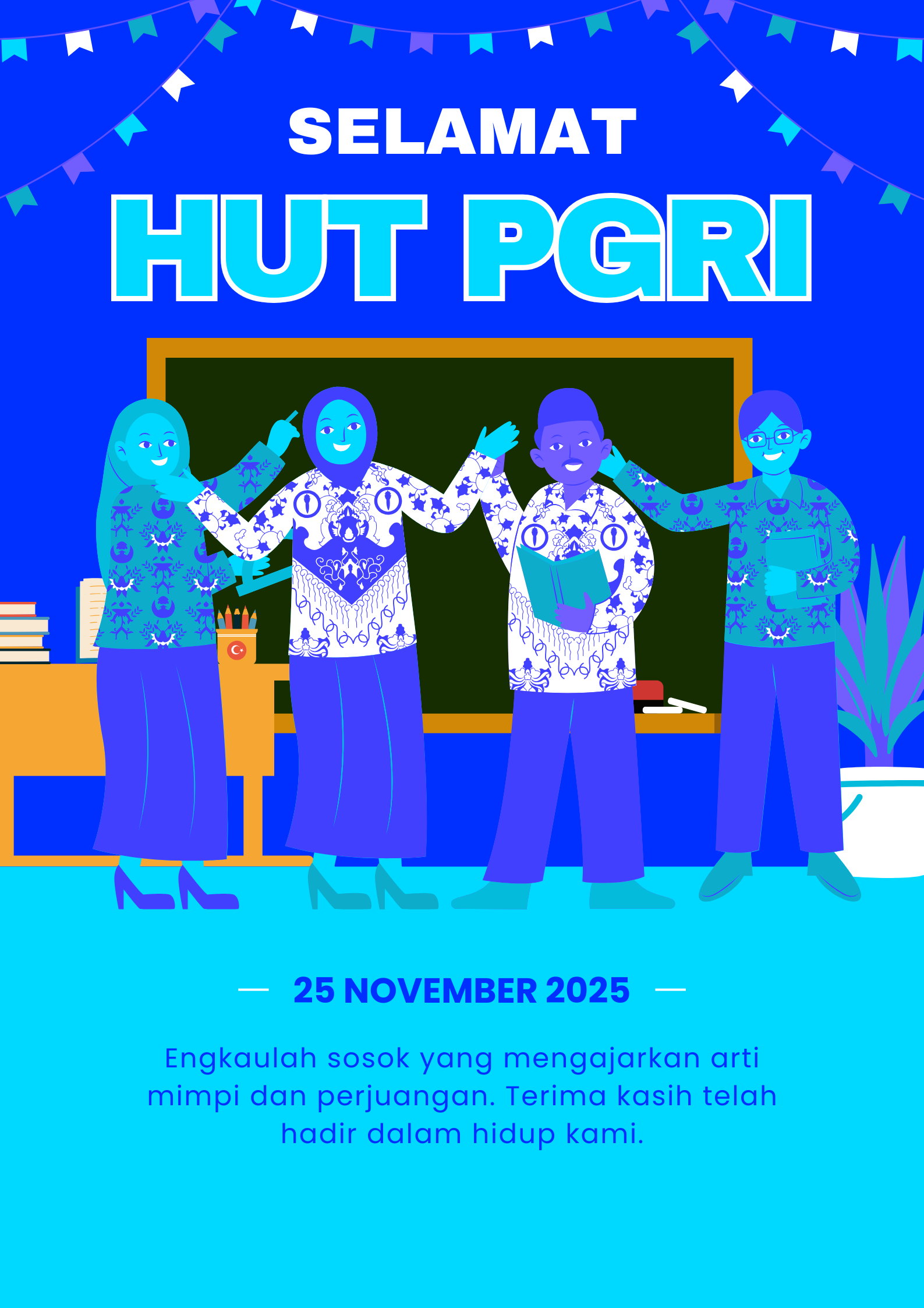 Selamat Hari Ulang Tahun PGRI – ILMU KEOLAHRAGAAN